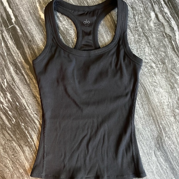 ALO Yoga | Tops | Alo Yoga Ribbed Racerback Tank Top S | Poshmark